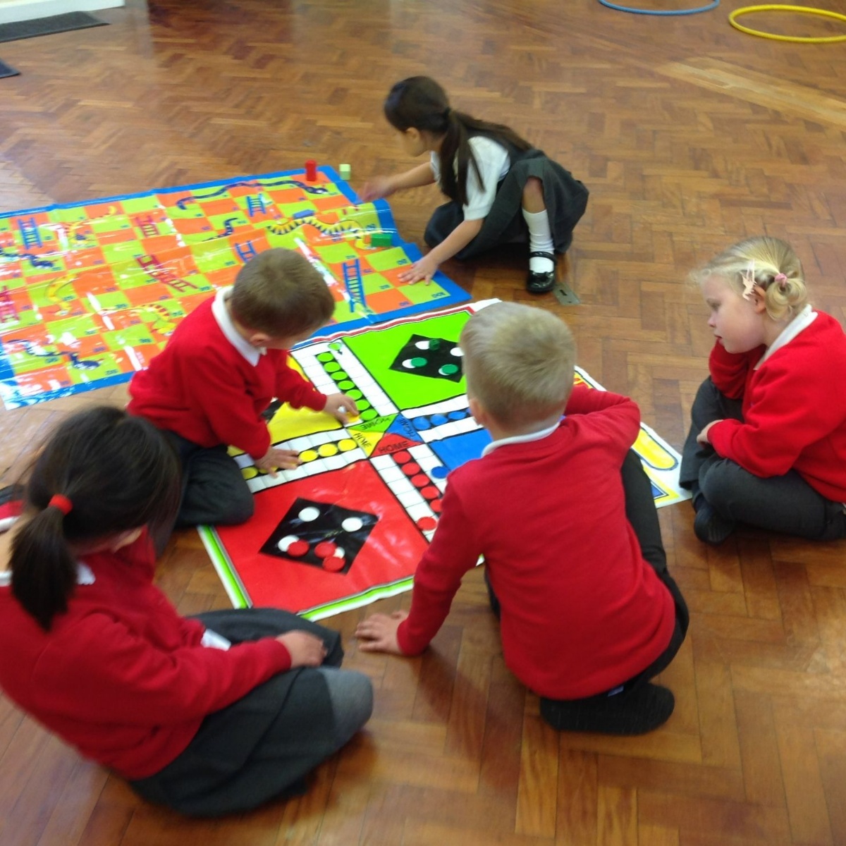 Halam C of E Primary School - Learning how to play traditional games.